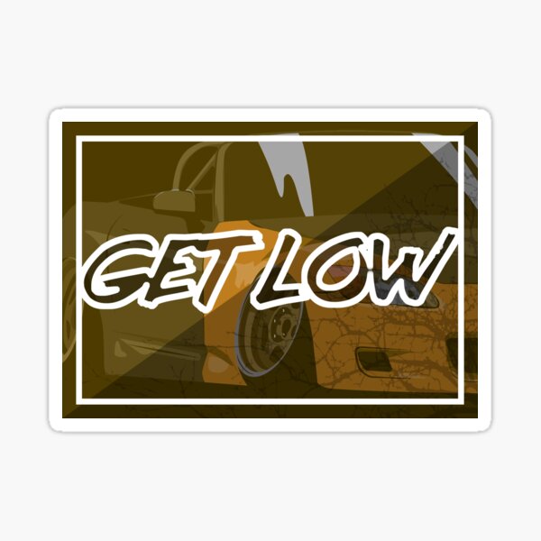 "GET LOW S2K" Sticker for Sale by l13psna | Redbubble