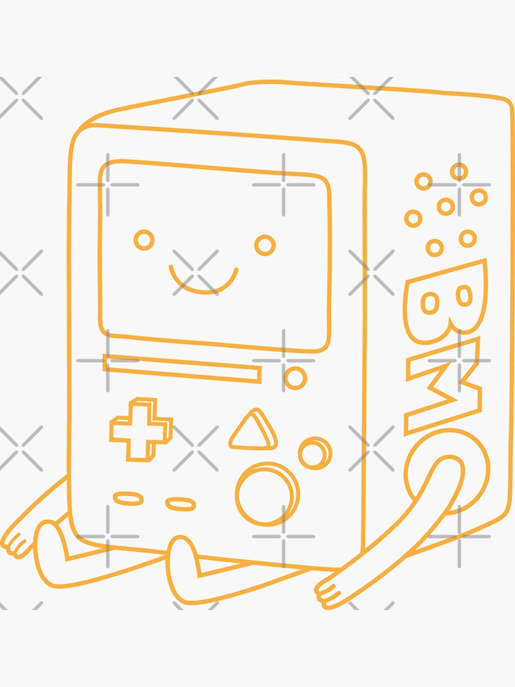 "BMO" Sticker for Sale by plushism | Redbubble