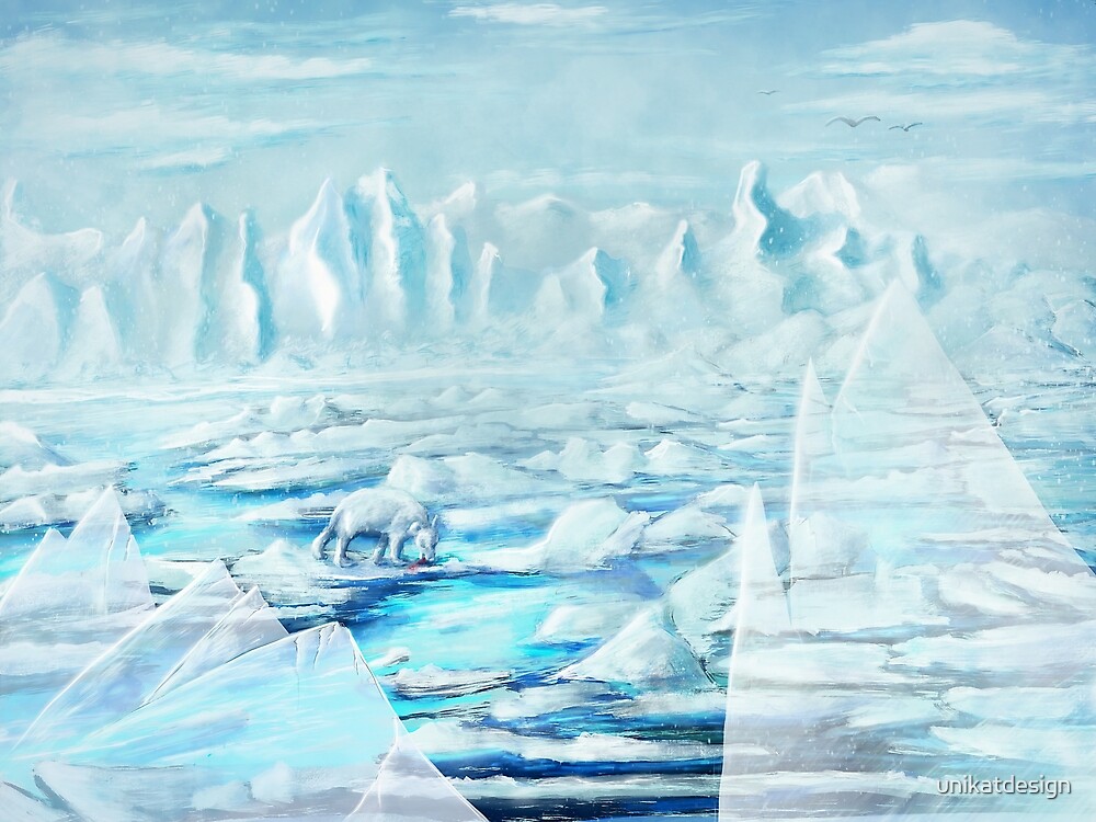"Ice - Digital Painting" by unikatdesign | Redbubble