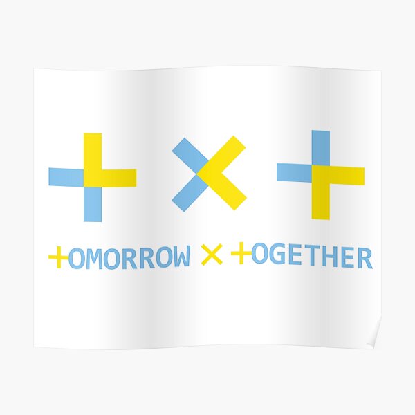"TXT (투모로우바이투게더) Logo" Poster for Sale by yunooyanoo | Redbubble