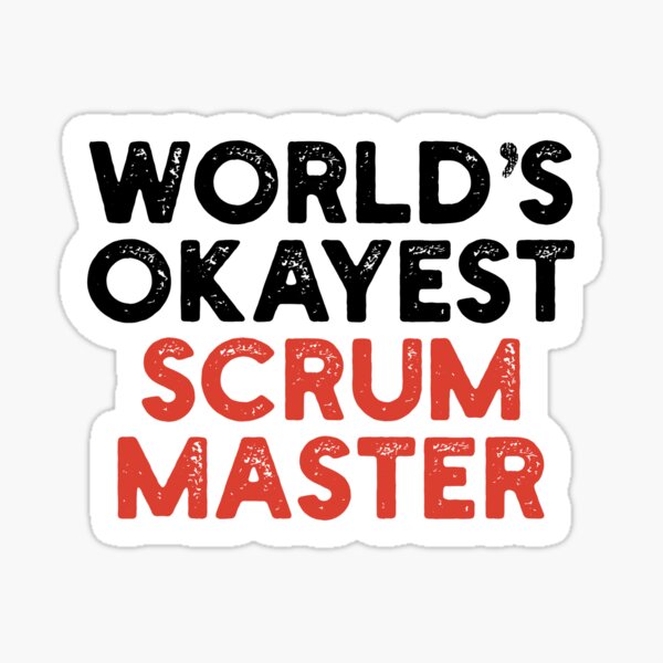 Scrum Master Stickers | Redbubble