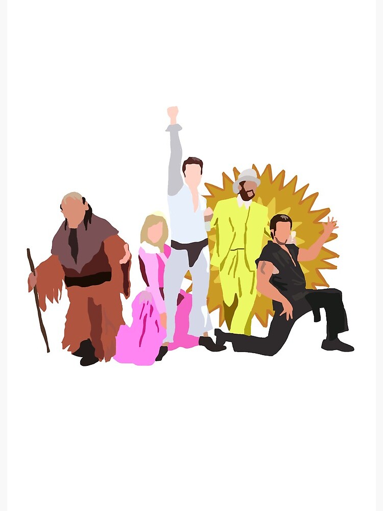 "Nightman and Dayman" Art Board Print for Sale by emsora | Redbubble