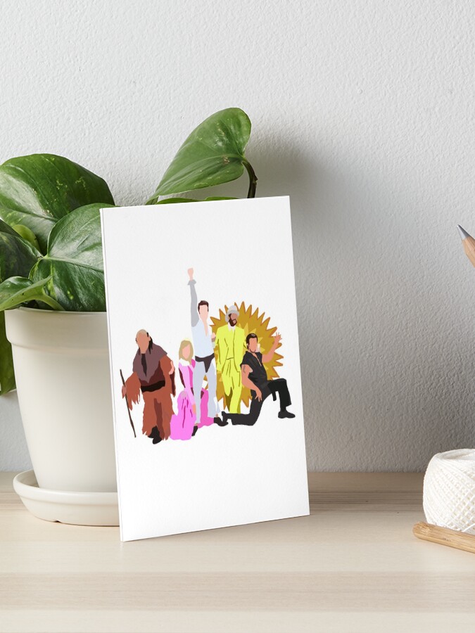 "Nightman and Dayman" Art Board Print for Sale by emsora | Redbubble