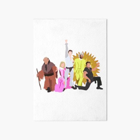 "Nightman and Dayman" Art Board Print for Sale by emsora | Redbubble