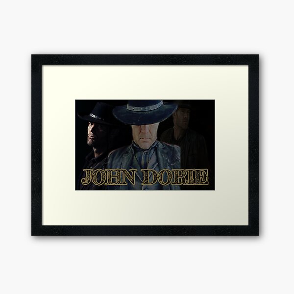 "Fear TWD - John Dorie" Framed Art Print for Sale by GodsGirlDesigns ...