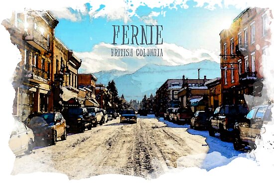 "Fernie, British Columbia" Poster by sdoowac | Redbubble