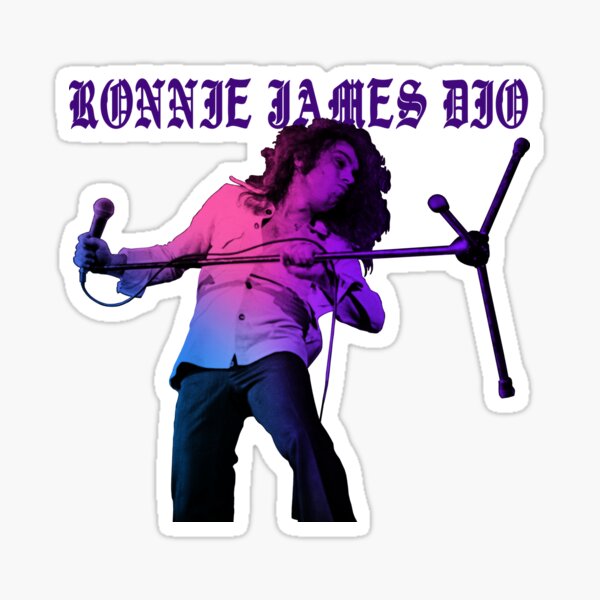 Ronnie James Dio Stickers | Redbubble