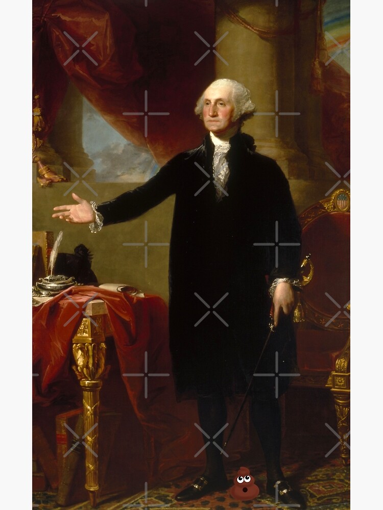 "Subtly Ruined George Washington - Poop" Poster for Sale by weavernap ...