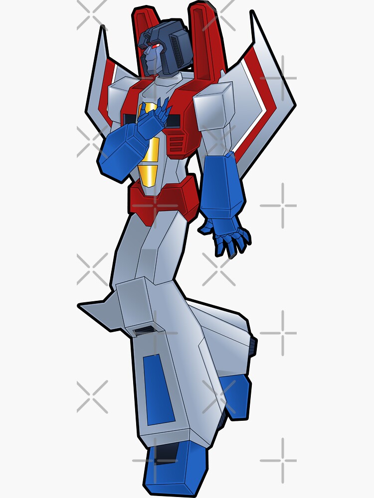 "G1 Starscream, lounging :" Sticker by orgxiiiorg | Redbubble