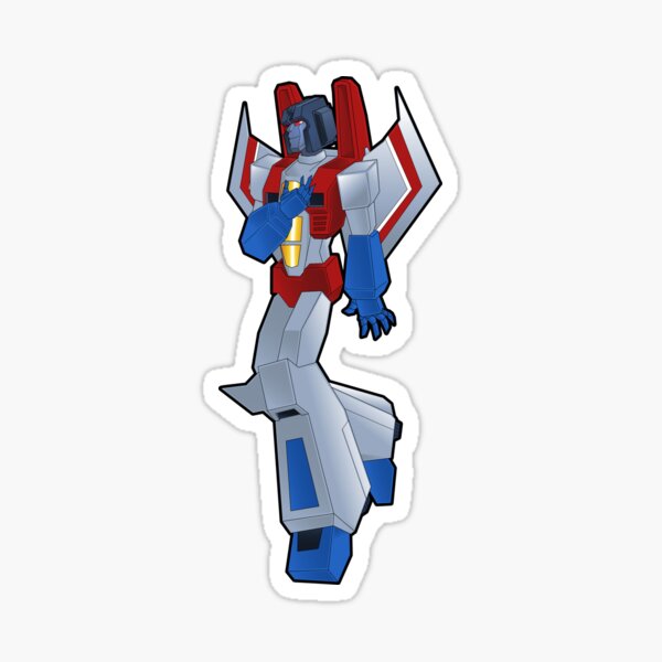 "G1 Starscream, lounging :" Sticker by orgxiiiorg | Redbubble