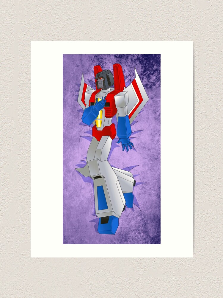 "G1 Starscream, lounging :" Art Print by orgxiiiorg | Redbubble