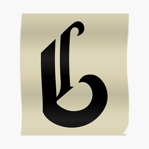 "Little [b] Sigil" Poster for Sale by DayMae | Redbubble