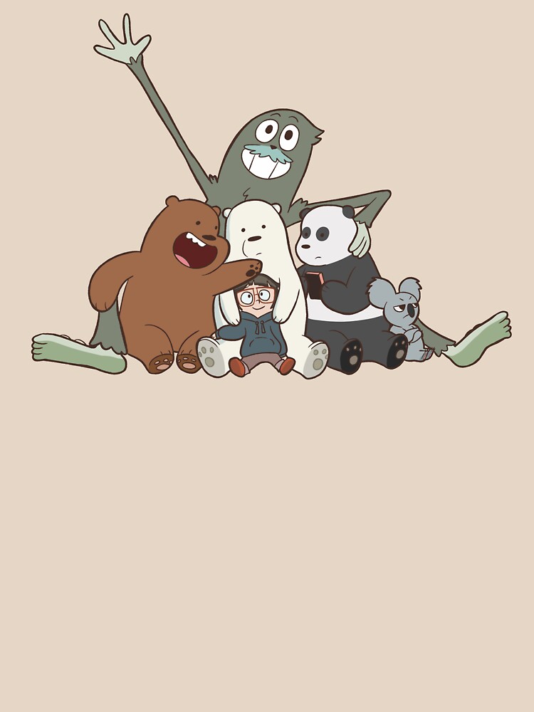 "We Bare Friends" T-shirt for Sale by eleanorose123 | Redbubble | we bare bears t-shirts - wbb t ...