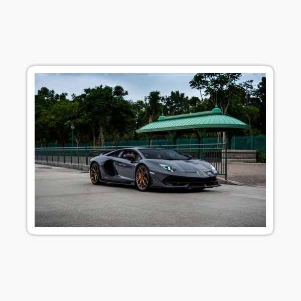 "Aventador SVJ" Sticker for Sale by ricoliu | Redbubble