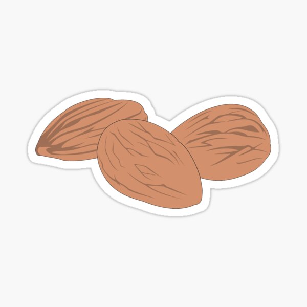 "Almonds" Sticker for Sale by Judge-Hatchet | Redbubble