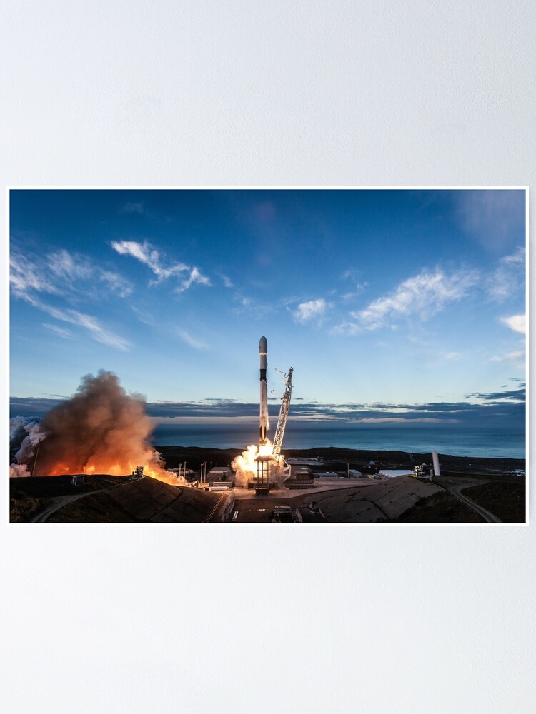 "SpaceX Falcon 9 Rocket Launch" Poster for Sale by elonmuskmemes ...