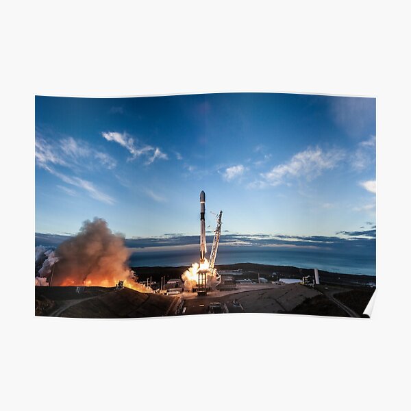 "SpaceX Falcon 9 Rocket Launch" Poster for Sale by elonmuskmemes ...