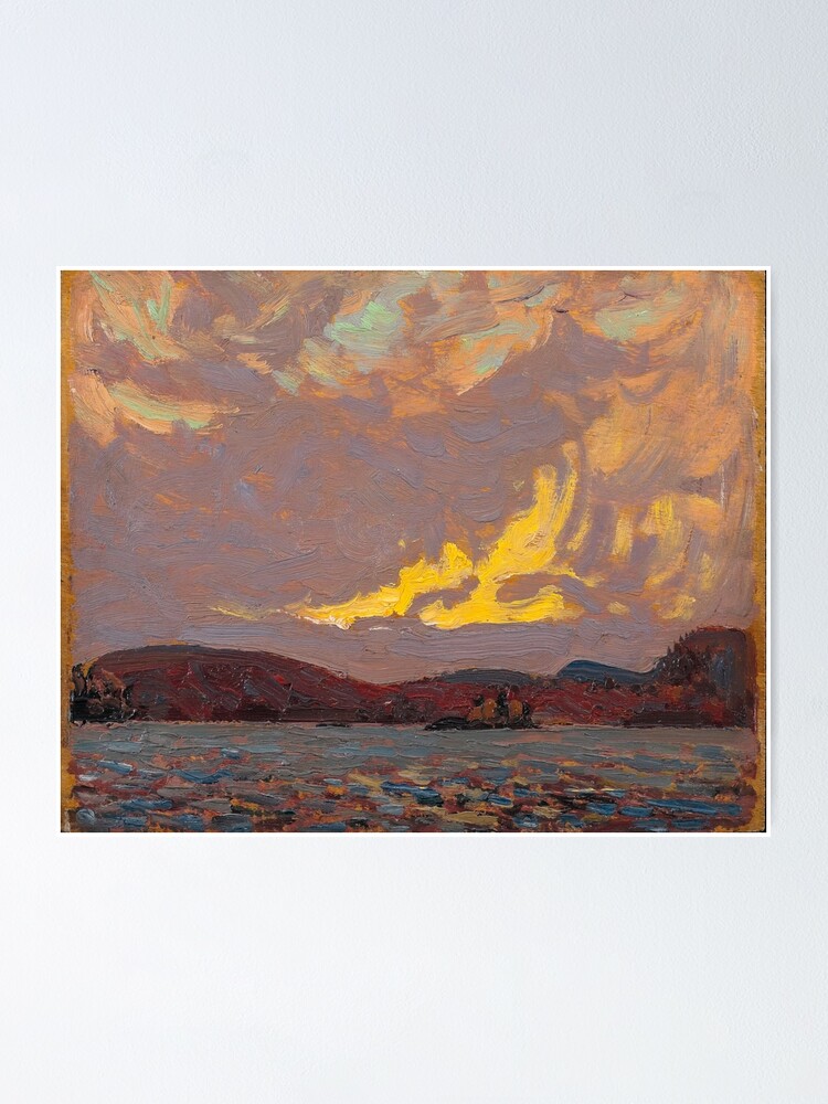 "Tom Thomson - Canoe Lake, Algonquin Park" Poster for Sale by ...
