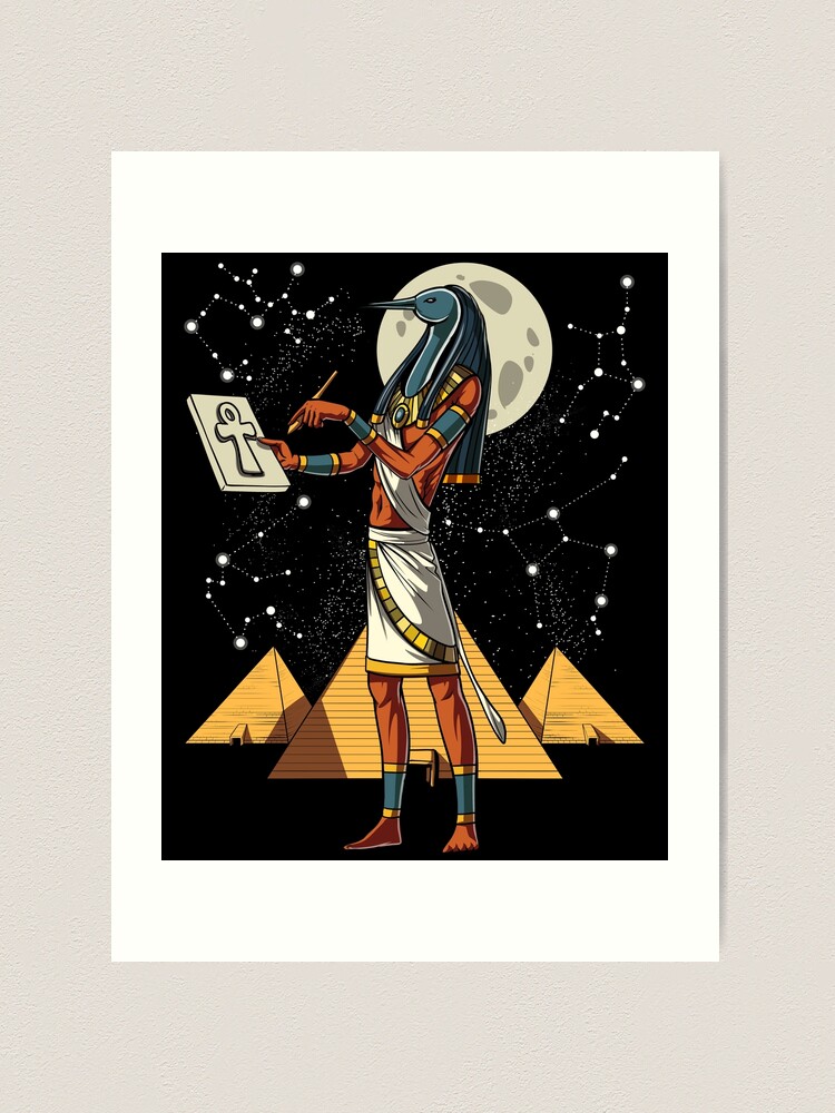 Thoth Egyptian God Drawing Egyptian God Thoth Lunus Vintage Royalty