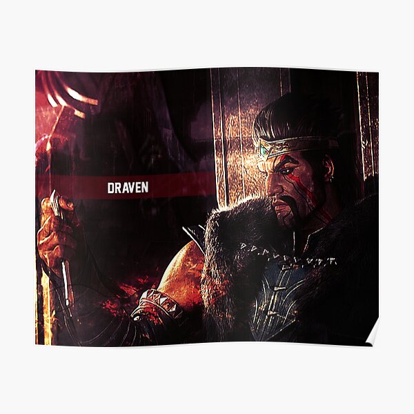 "Draven Poster - HQ" Poster for Sale by desiirawr | Redbubble
