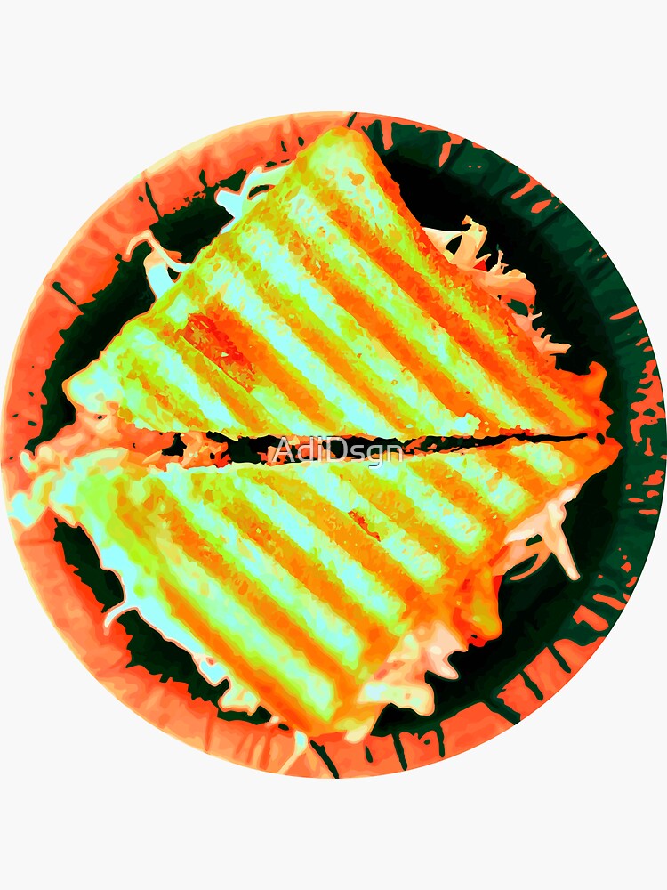 "Food plate" Sticker for Sale by AdiDsgn | Redbubble