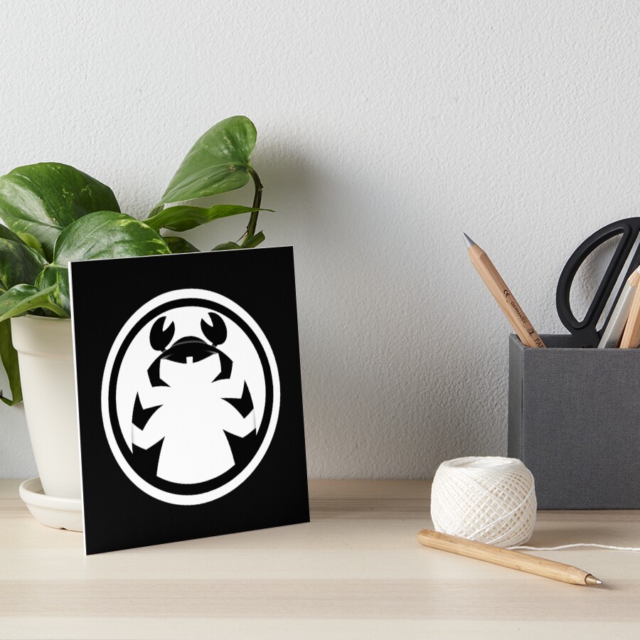 "Sea Life logo (black and white)" Art Board Print by JacJaq | Redbubble