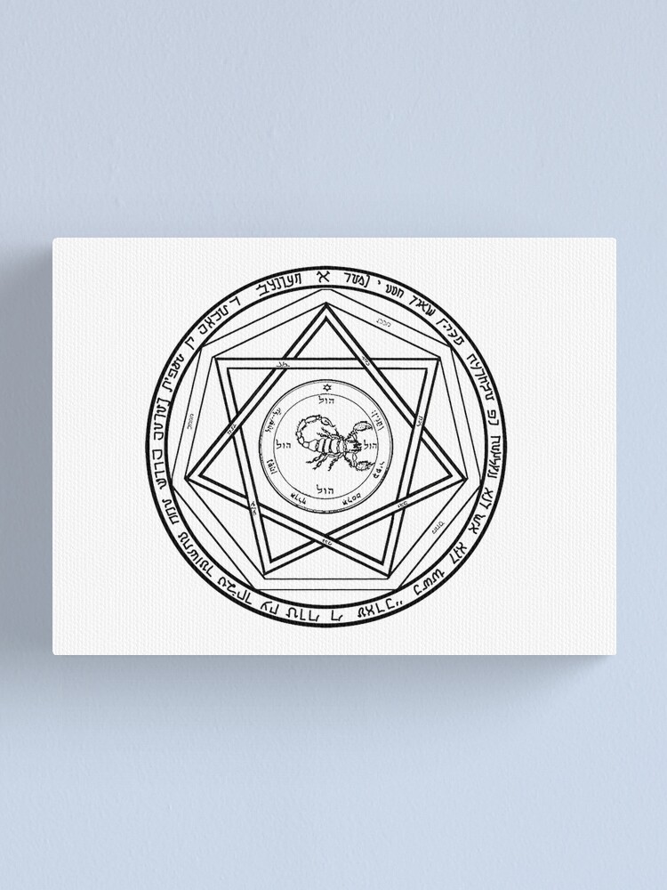 "Supernatural / Devils Trap / Symbol / Symbology" Canvas Print for Sale ...