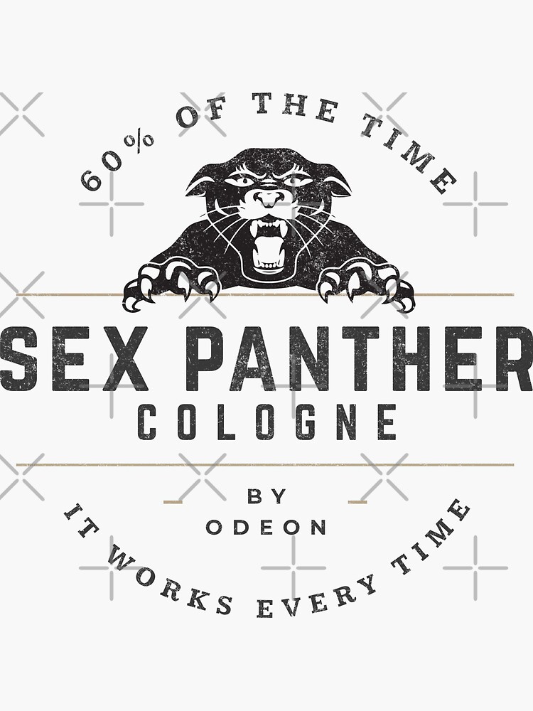 "Sex Panther Cologne Logo" Sticker for Sale by Primotees | Redbubble