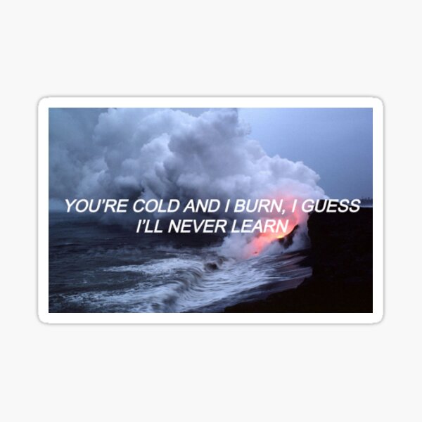 "Settle Down the 1975 Sticker" Sticker for Sale by Mvsick | Redbubble