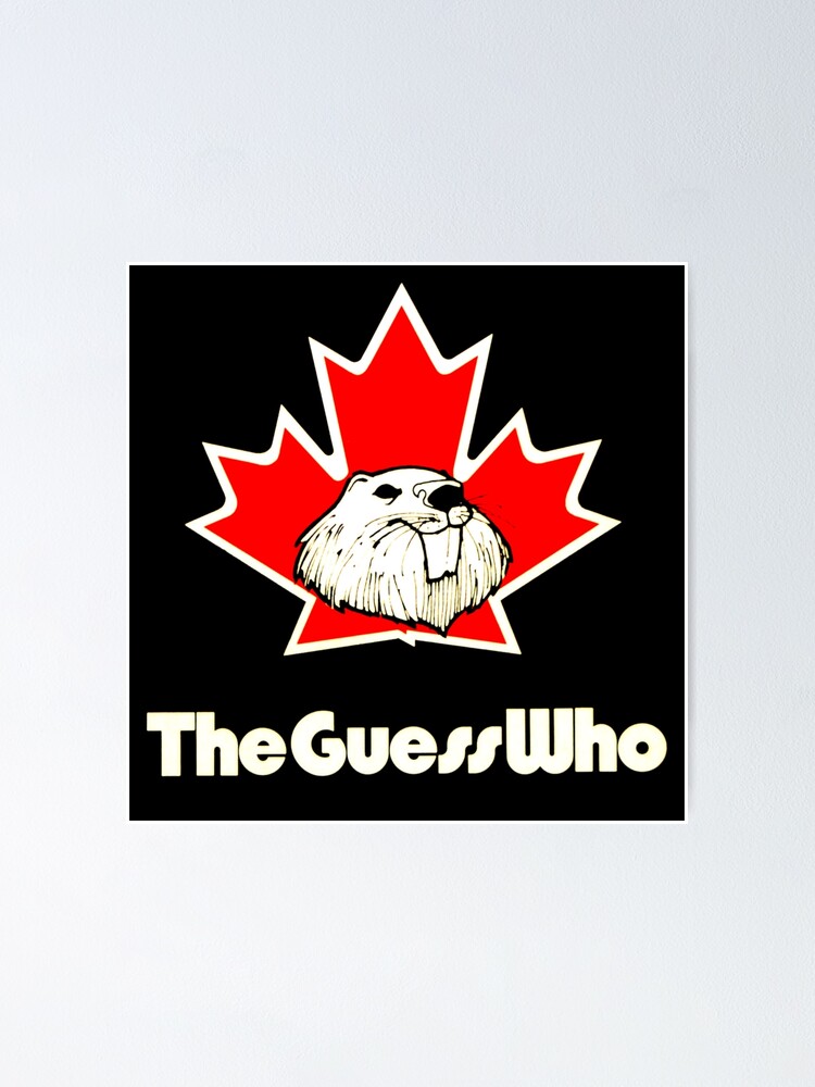 "The Guess Canadian Beaver Who" Poster for Sale by fontastic | Redbubble