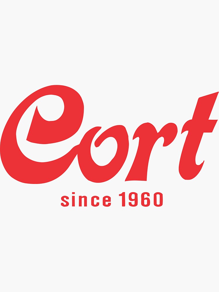 "Cort Guitars" Sticker for Sale by Maximilian U Mehler | Redbubble