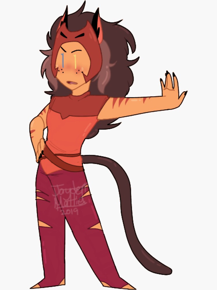 "Chibi Catra" Sticker for Sale by JaydenMattie | Redbubble