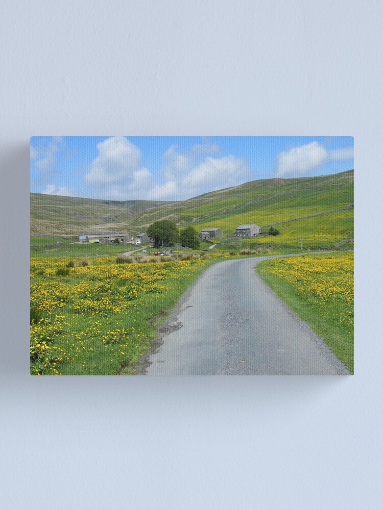 "Yorkshire Dales: The Road to Ravenseat Farm" Canvas Print by rob3003 ...