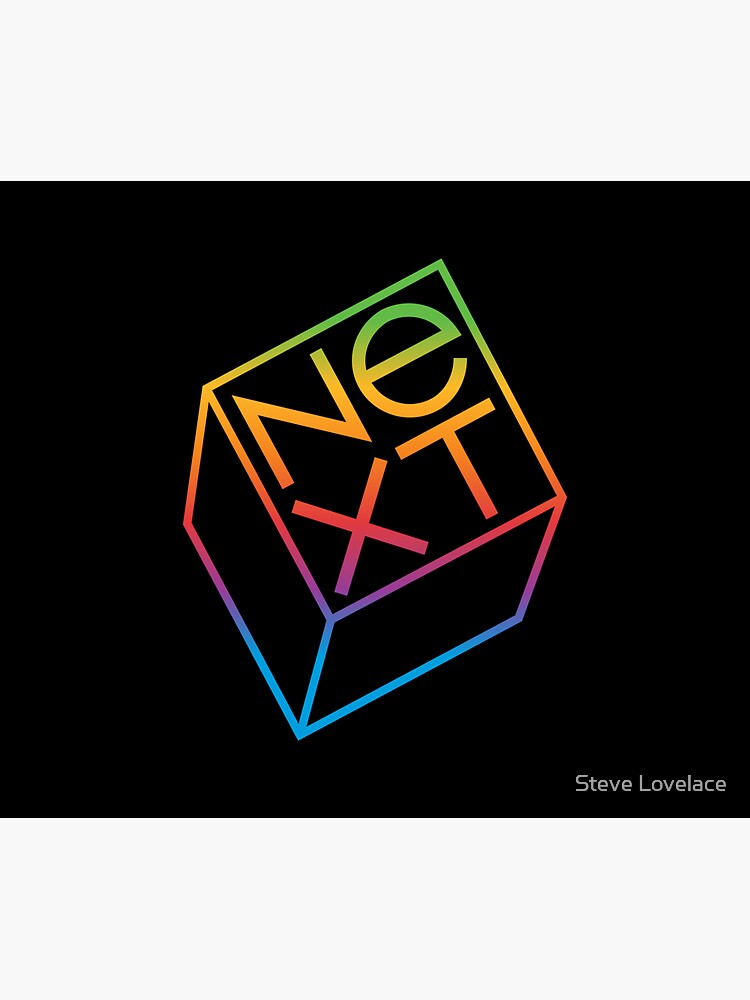 "Rainbow NeXT Logo" Sticker for Sale by Steve Lovelace | Redbubble