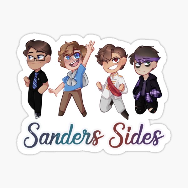 "SANDERS SIDES 2.Omg" Sticker for Sale by Maruu11 | Redbubble