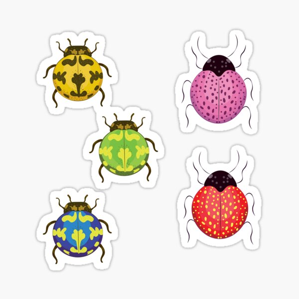 "Bugs" Sticker for Sale by artsofy | Redbubble