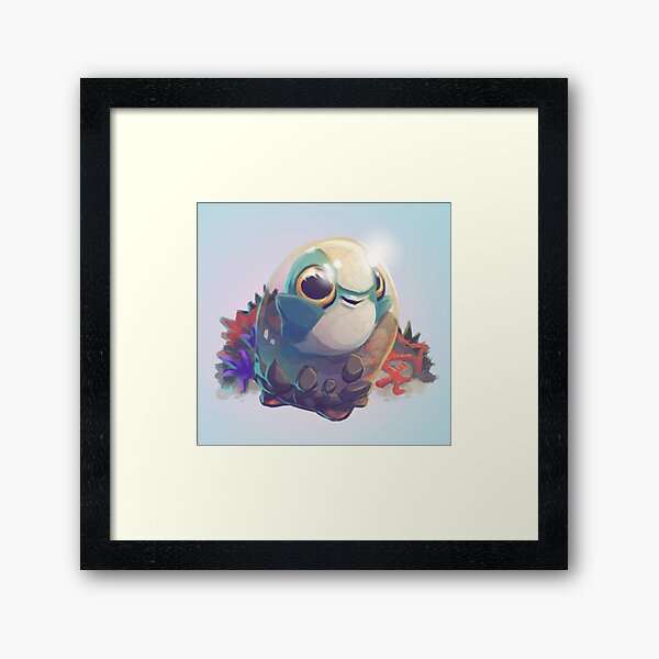 "Cuddlefish Baby - Subnautica" Framed Art Print for Sale by bouncytuna ...