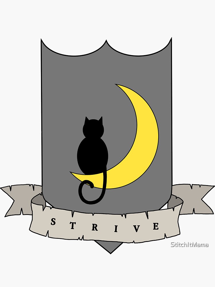 "Miss Cackle's Academy Logo" Sticker for Sale by StitchItMama | Redbubble