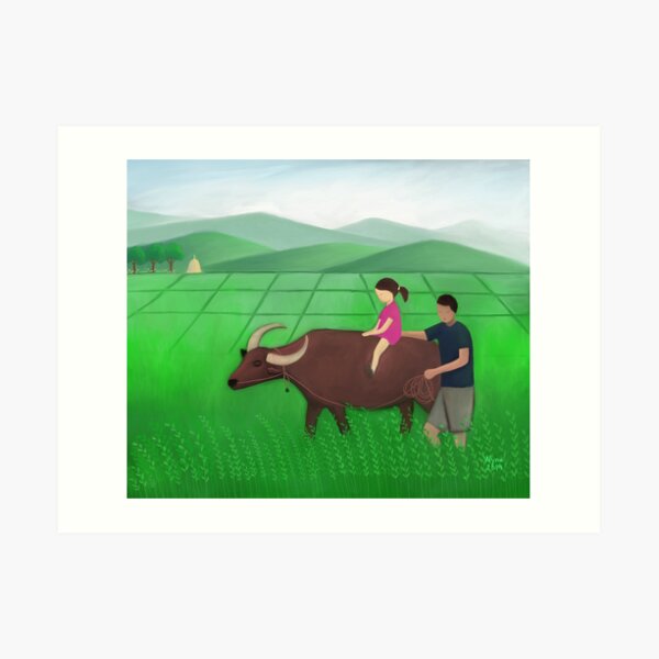 "Kalabaw" Art Print for Sale by WynaDizon | Redbubble