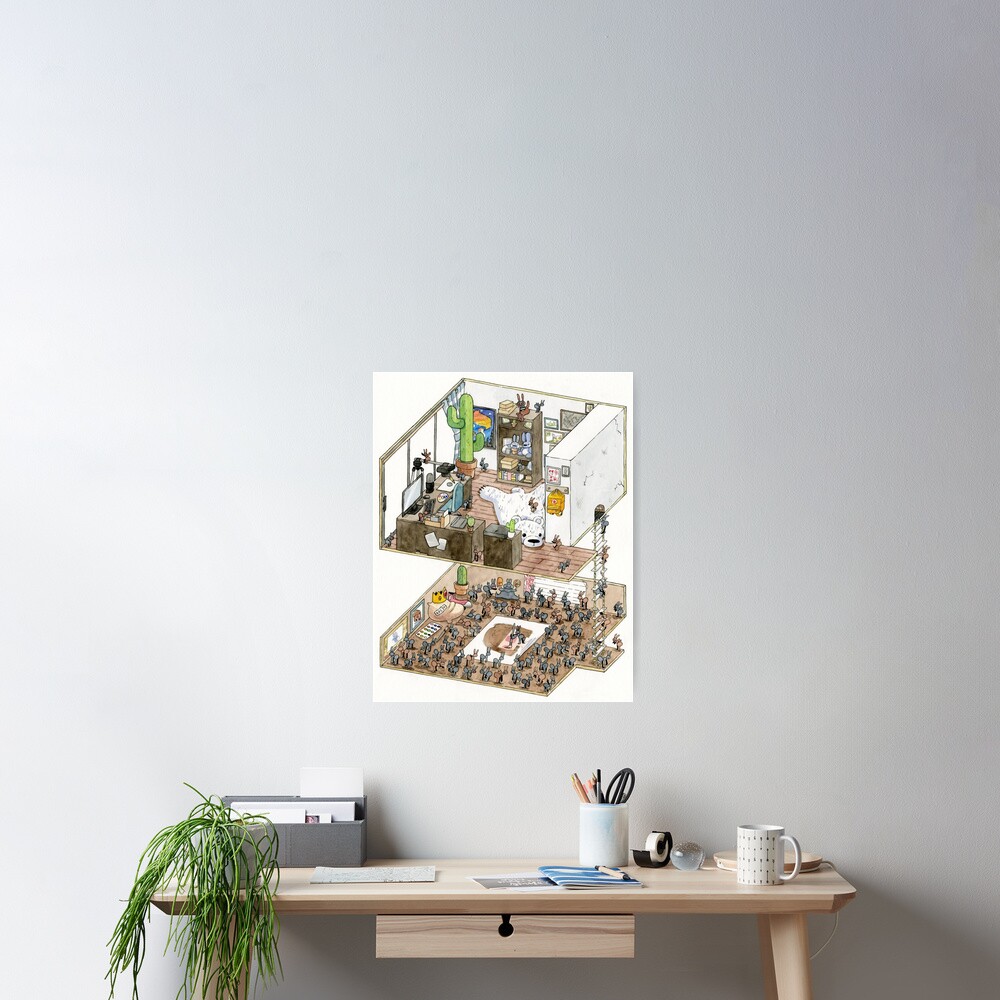 "The Office Secret Room" Poster for Sale by KaseyTheGolden | Redbubble