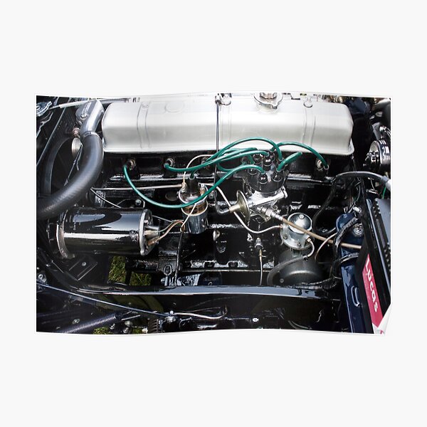 "Jensen Engine" Poster by BritishYank | Redbubble