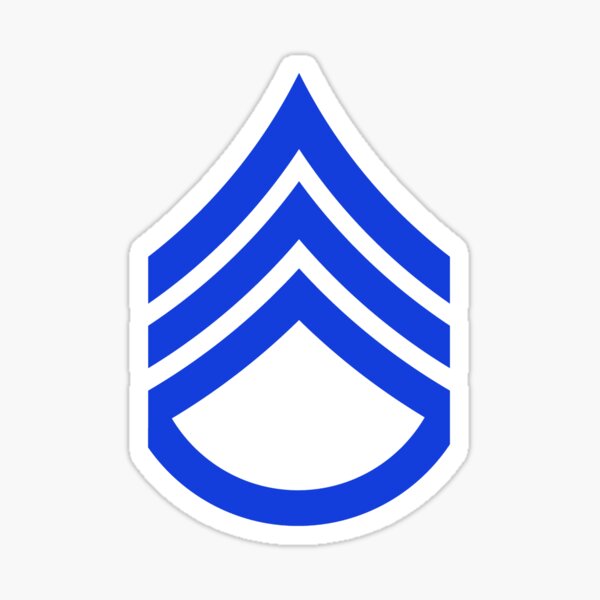 "Staff Sergeant (Police)" Sticker for Sale by Jared Davies | Redbubble