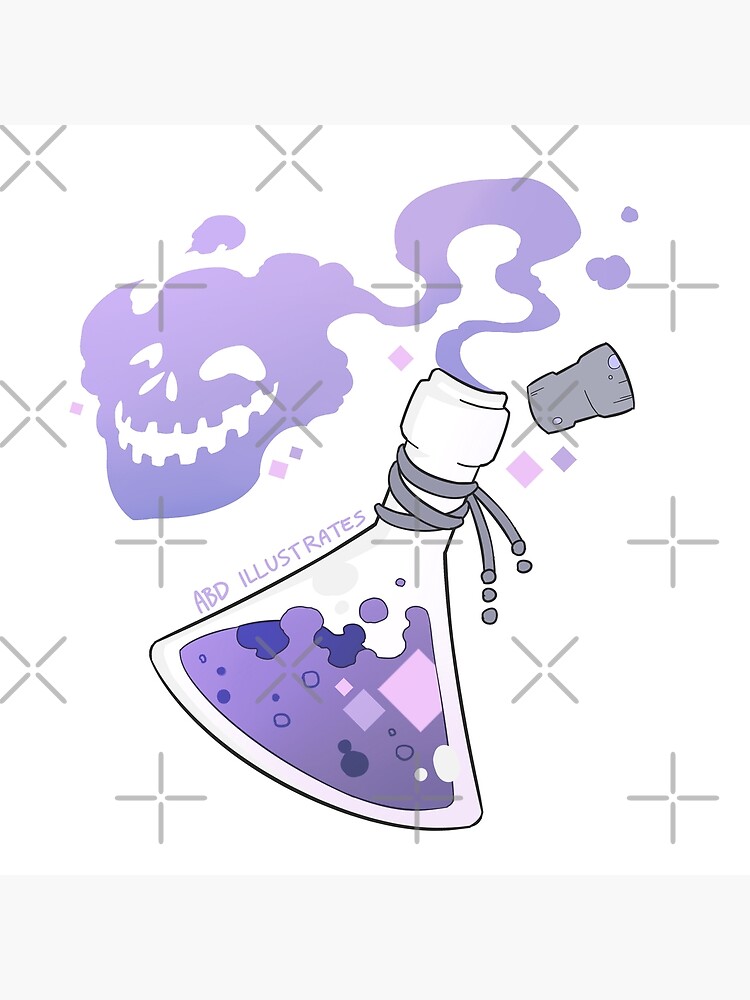 "Toxic Tonic" Art Print for Sale by ABD-illustrates | Redbubble