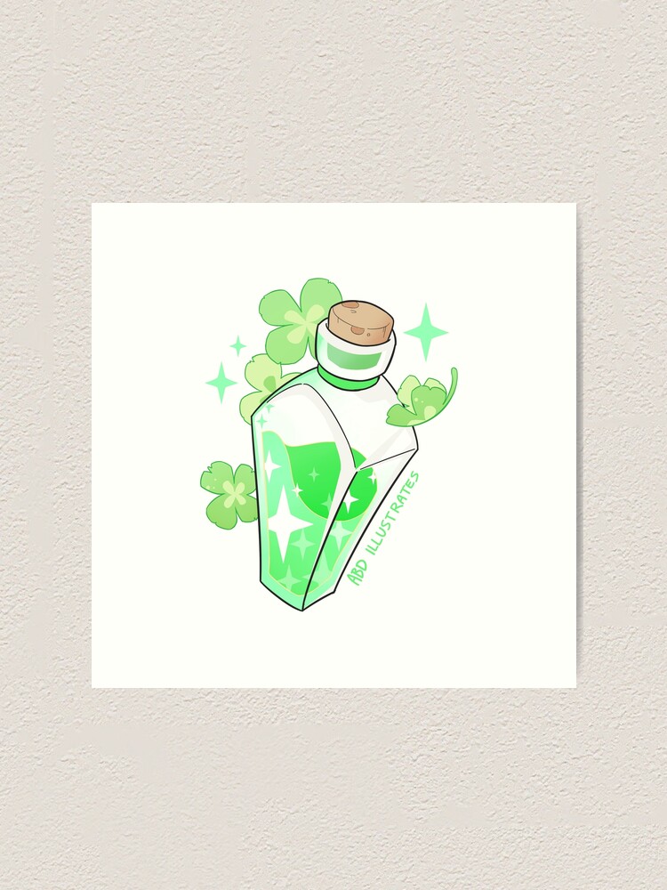 "Liquid Luck" Art Print for Sale by ABD-illustrates | Redbubble
