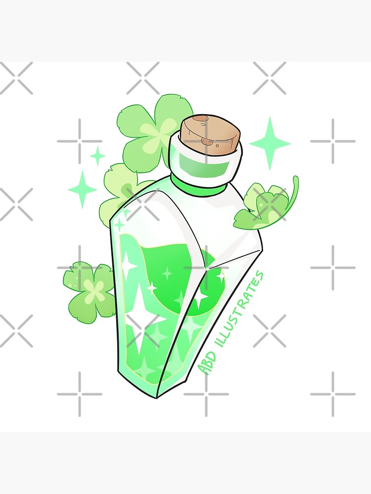 "Liquid Luck" Art Print for Sale by ABD-illustrates | Redbubble