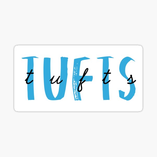 "Tufts University Sticker" Sticker for Sale by algilbert | Redbubble