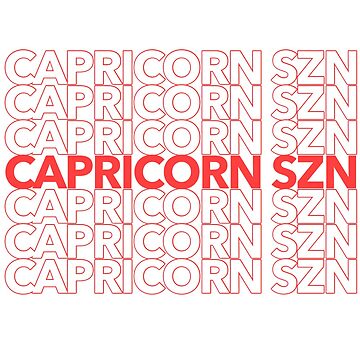 "Capricorn Szn" Sticker for Sale by madisonbaber | Redbubble