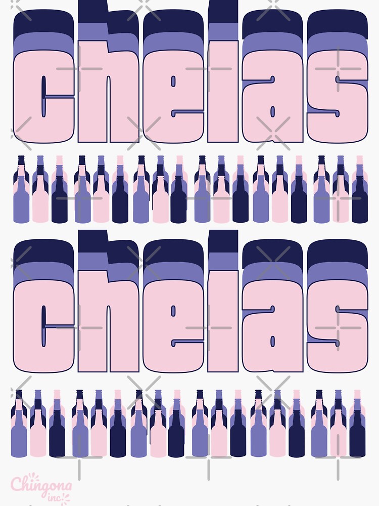 "Chelas" Sticker for Sale by vosio | Redbubble