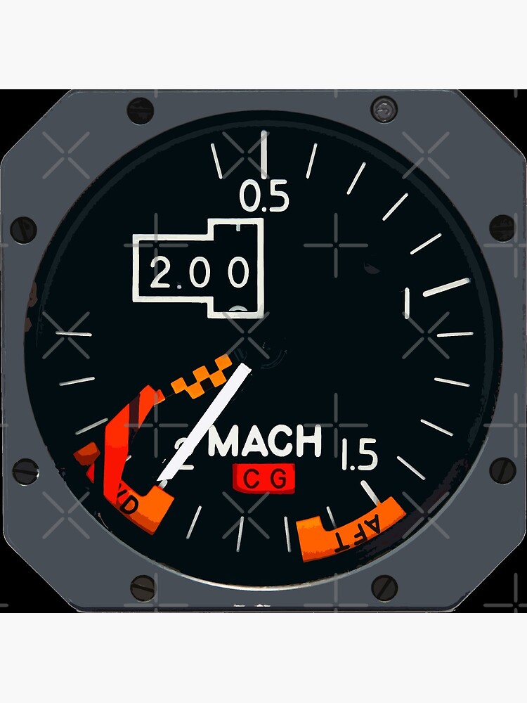"Concorde Mach Meter - Mach 2.00" Photographic Print for Sale by ...