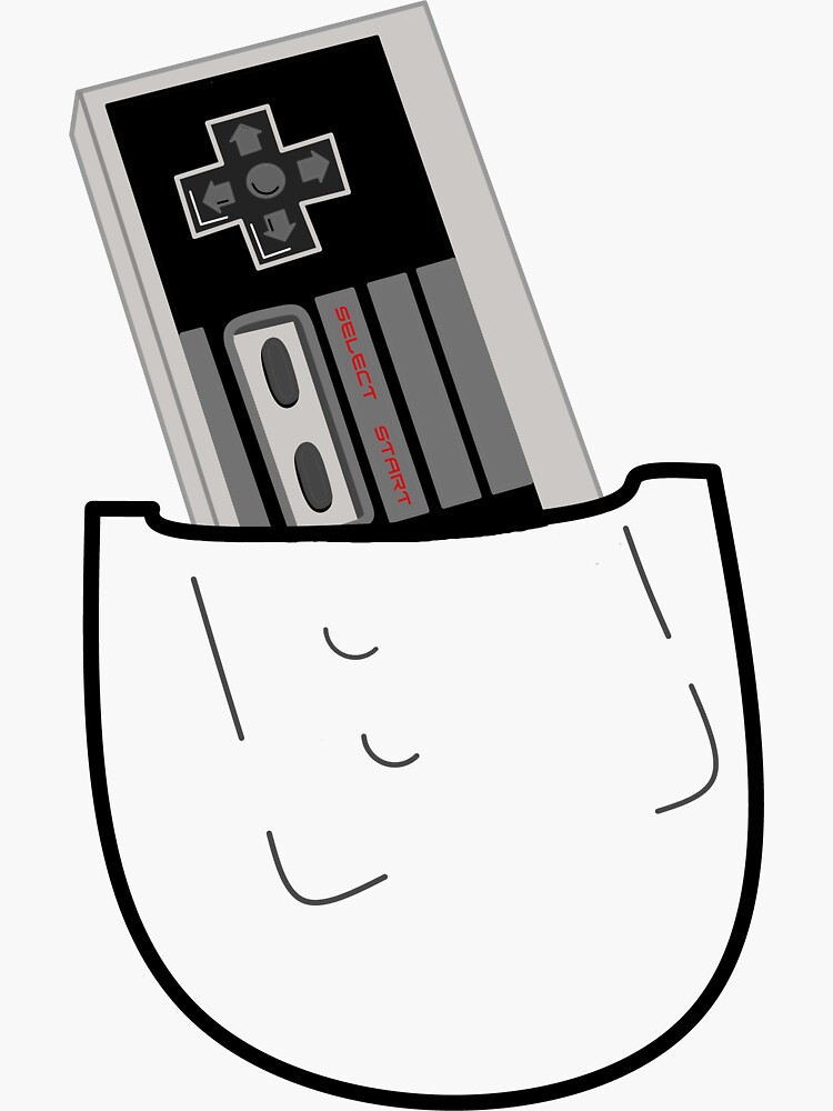 "Controller retro gamer" Sticker by manweldesigns | Redbubble